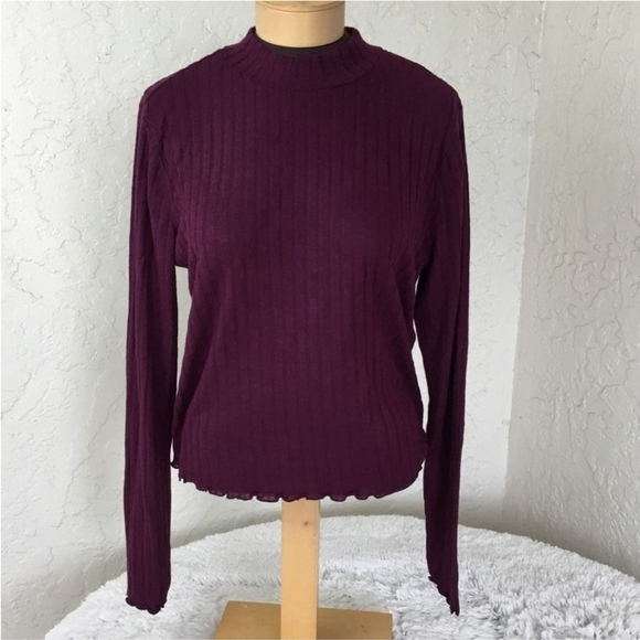 Candie's | Tops | Candies Long Sleeve Lightweight Mock Neck Womans Size ...